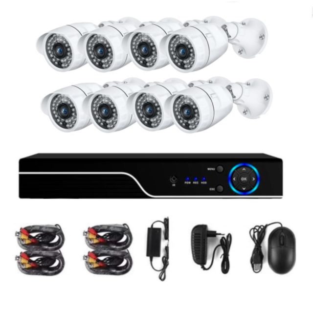 8Ch HD Combo Full CCTV Kit – Tech4u